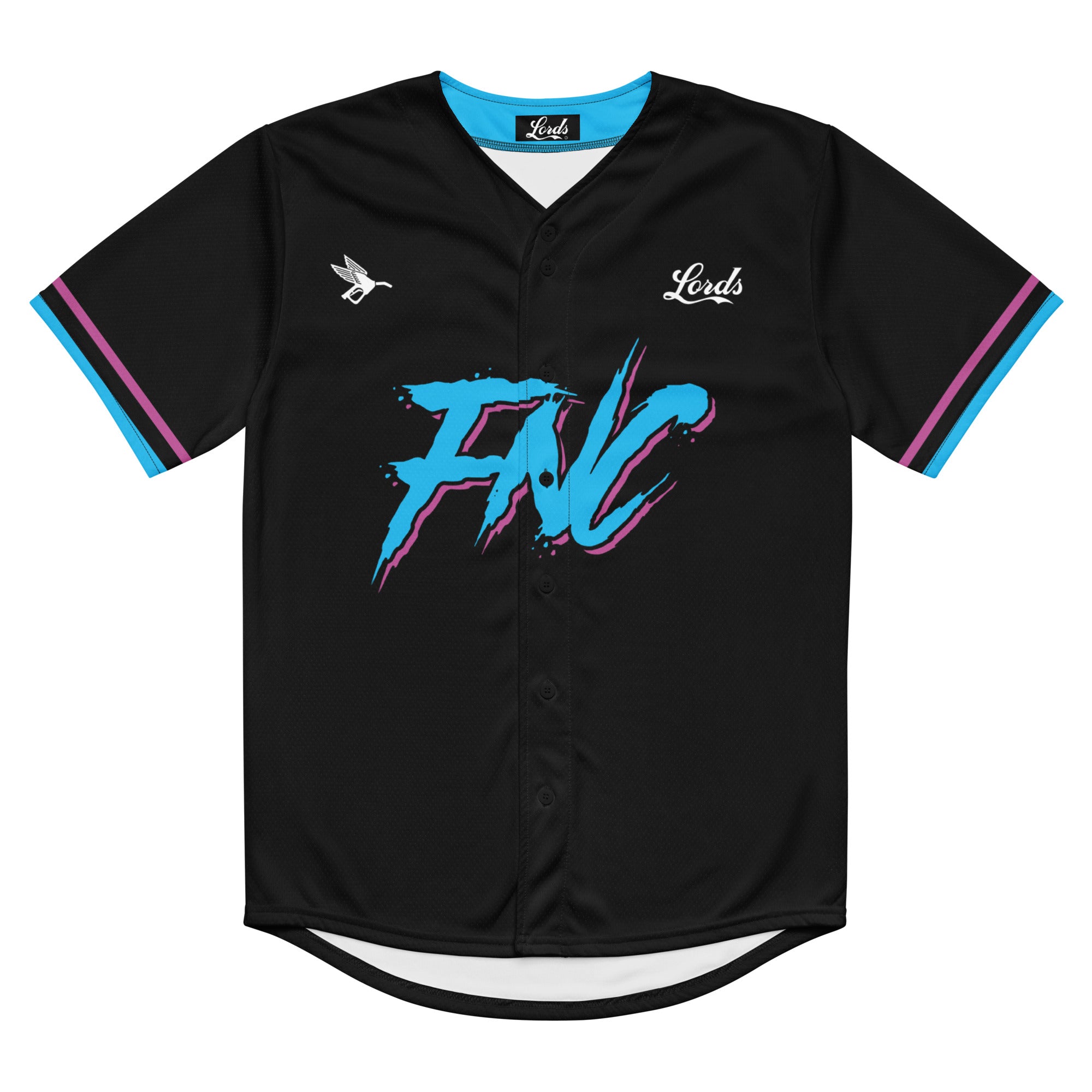 Lords x FNC Hardball Jersey - Black/Blue – Lords Original Gastown ...